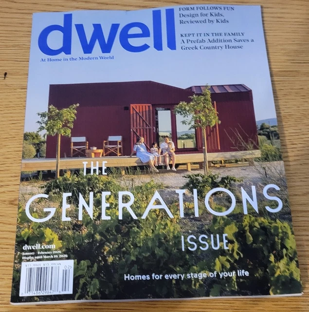 THE GENERATIONS ISSUE Dwell January / February 2026 $48.70 - PicClick CA