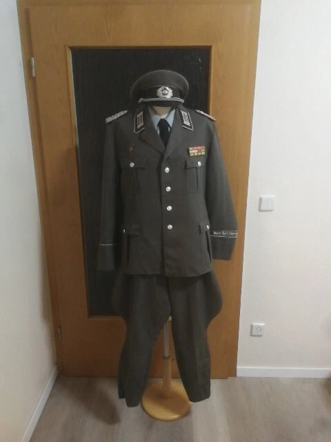 NVA DDR MFS Uniform Feliks Dzierzynski Größe g60 Absolventenabzeichen ...