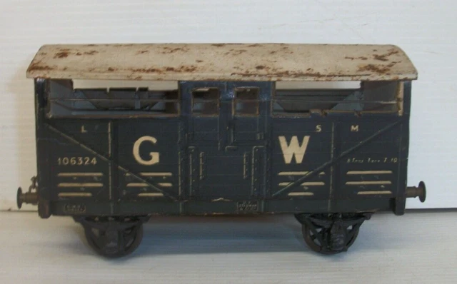 LEEDS STEADMAN O Gauge Gw Kit Built Cattle Wagon EUR 11,71 - PicClick IT