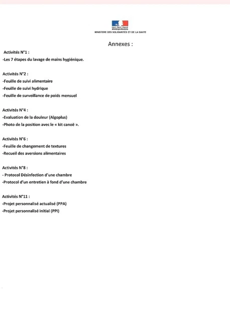 LIVRET VAE AIDE Soignante 86 Pages + Protocole + Annexe + Lexique. Validé EUR 15,00 - PicClick FR