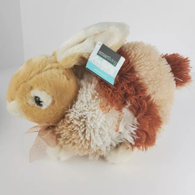 DAN DEE BUNNY Rabbit Brown Cream with Bow Plush Stuffed Animal Toy 12" £15.41 - PicClick UK