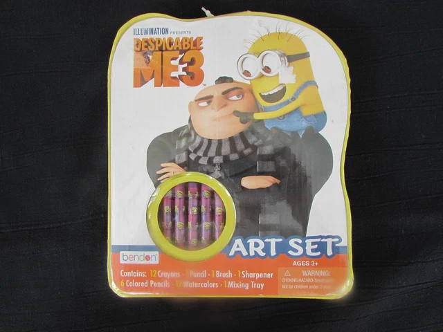 ILLUMINATION DESPICABLE ME3 Art Set By Bendon - New, Mint & Sealed $8. ...