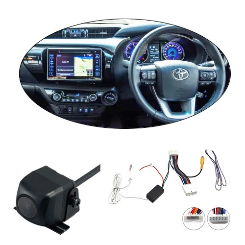REVERSE CAMERA KIT To Suit Toyota Hilux Factory Screen 2015- Early 2020 ...