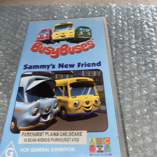 BUSY BUSES SAMMY’S New Friend - - VHS -Cleaned & Tested $8.40 - PicClick AU