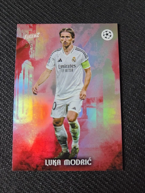 LUKA MODRIC 2024-25 Topps Fugenz UCC Football Card Red SSP /5 £25.00 ...
