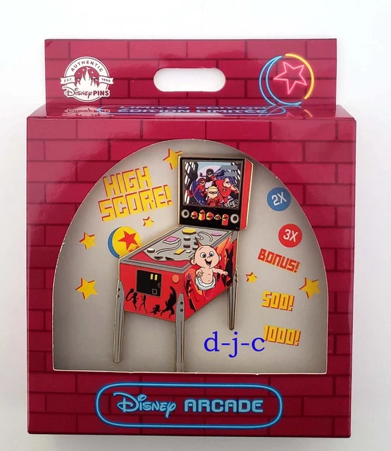 DISNEY ARCADE THE Incredibles Pinball Machine LE 1500 Pin £14.79 ...