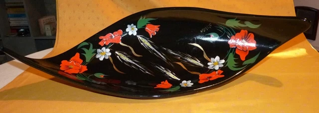 LONGWY LOUIS VALENTI Grande coupe noire à bord torsadés modèle ...