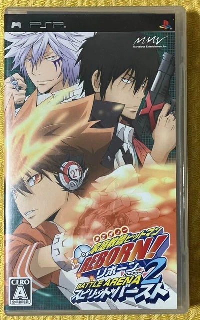 KATEKYOO HITMAN REBORN Battle Arena 2 Spirits Burst Sony PSP Japanese ...