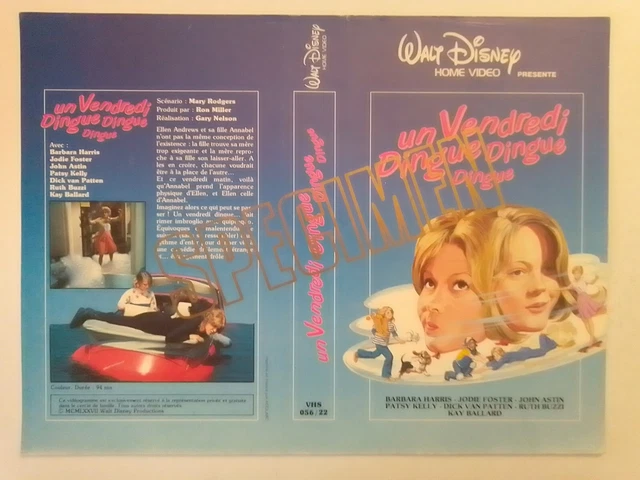 JAQUETTE VHS (SEUL) Walt Disney Un Vendredi Dingue Dingue Dingue EUR 4 ...