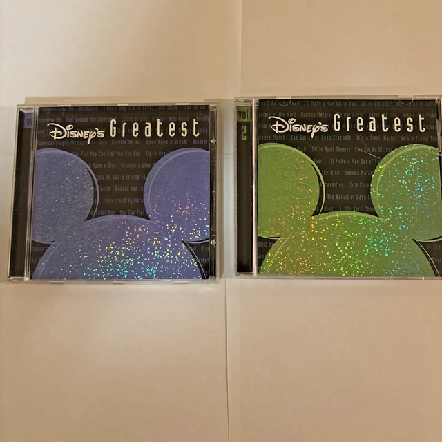 DISNEY'S GREATEST VOLUME 1 &2 - 2 Music CDs Walt Disney Records £11.99 ...