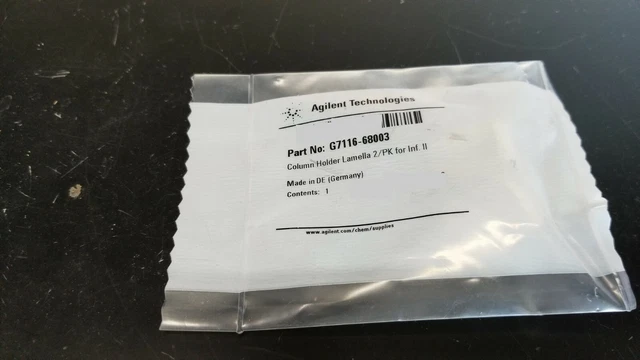 NEUF !! PORTE-COLONNES Agilent 1100 1260 Lamella 2/pk p/n : G7116-68003 ...