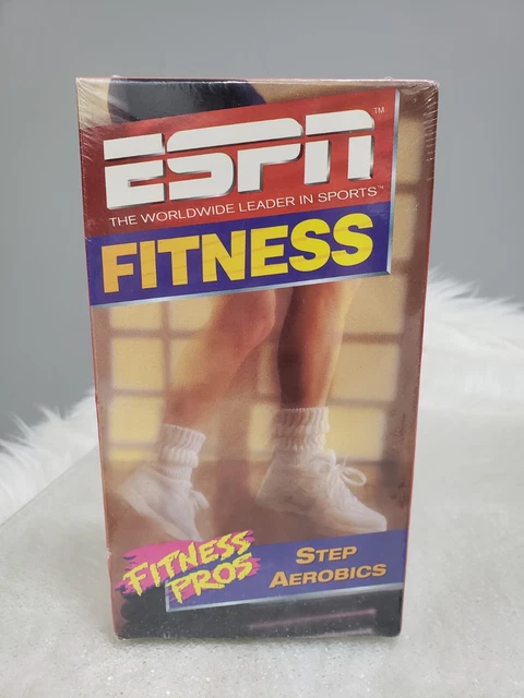 NEW ESPN FITNESS Pros Step Aerobics VHS 1994 Vintage 90's Workout Video ...