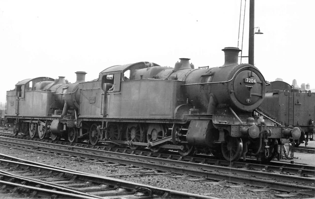 PHOTOGRAPH GWR 7204 Steam Locomotive Swindon Works 6x4 £5.23 - PicClick UK