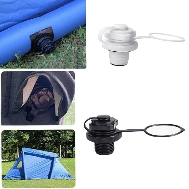 BOAT INFLATABLE PUMP Adapter Air Valve Cap Mattress Valves Air Bed ...