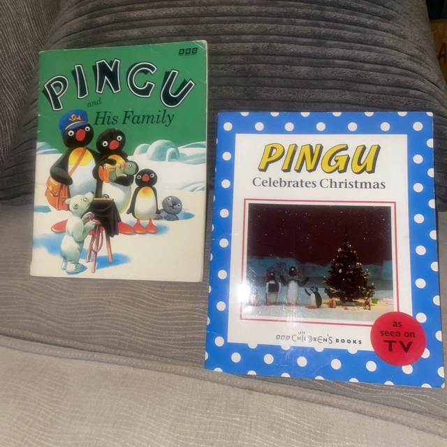 PINGU CHILDRENS BOOKS X 2 His Family & Celebrates Christmas £6.00 ...