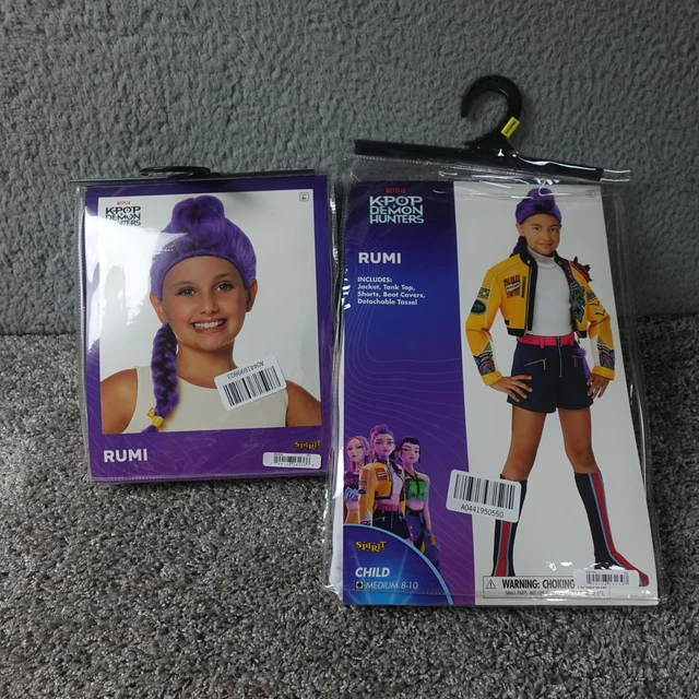KPOP DEMON HUNTERS Rumi Costume Spirit Halloween Movie Child Medium and ...