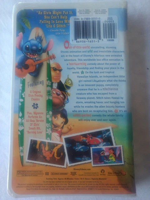 LILO & STITCH (Walt Disney) - VHS Video Tape - FACTORY SEALED EUR 7,69 ...