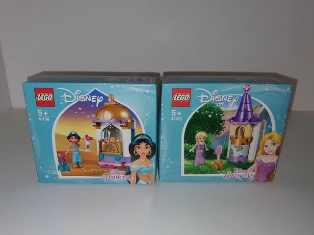 LEGO DISNEY PRINCESS: Small Raipunzel Tower 41163 41158 Small Jasmi ...
