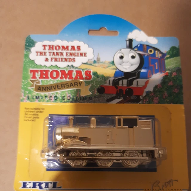 THOMAS THE TANK Engine & Friends Train - LIMITED ED GOLD THOMAS 1995 ...