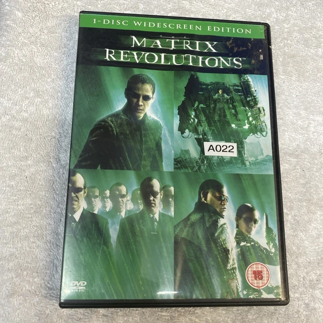 THE MATRIX REVOLUTIONS DVD Keanu Reeves 2004 A022 £3.37 - PicClick UK