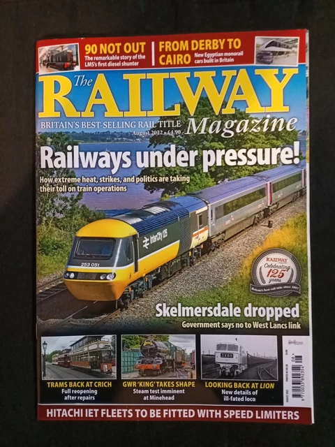 THE RAILWAY MAGAZINE August 2022 - Train Magazines £5.38 - PicClick UK