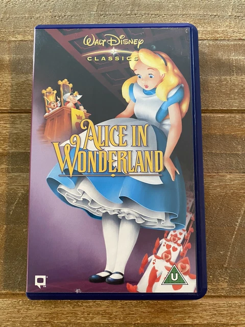 WALT DISNEY CLASSICS Alice In Wonderland VHS Video Blue Box Rare Cover Art $19.32 - PicClick AU