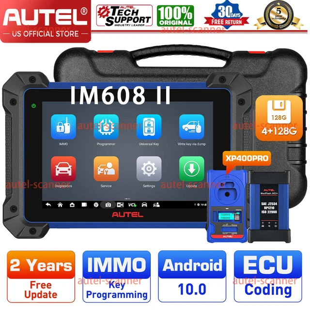 AUTEL MAXIIM IM608S II IM608 PRO II Top Car IMMO & K-y Pr-gramming Tool ...