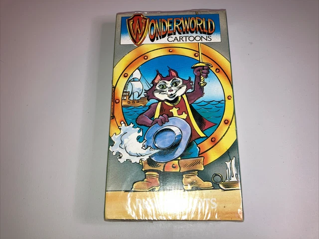 PUSS 'N BOOTS By WonderWorld Cartoons Rare Vintage VHS Shrink Wrapped ...