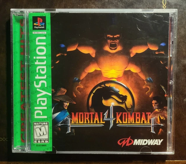 MORTAL KOMBAT 4 (Sony PlayStation 1, 1997) PS1 Greatest Hits avec ...