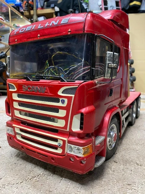 TAMIYA 1/14 SCANIA R620 Full Operation Heavy Machinery Trailer Set £794 ...