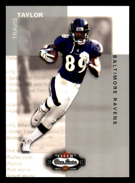 2002 FLEER BOX Score #60 Travis Taylor Baltimore Ravens EUR 1,76 ...