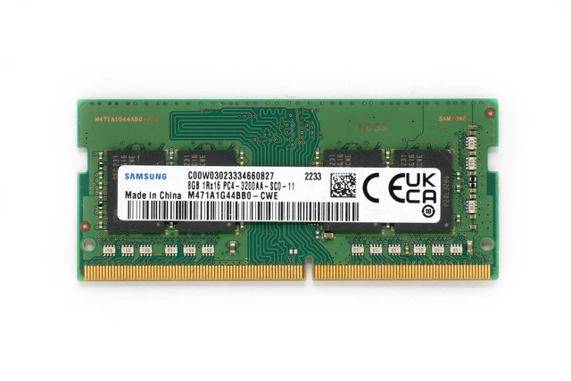 SAMSUNG 8GB DDR4-3200 PC4-25600 SODIMM Laptop Memory M471A1G44BB0-CWE $28.80 - PicClick CA