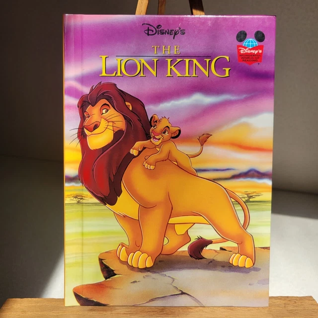 THE LION KING Walt Disney 1994 Wonderful World of Reading Hardcover ...