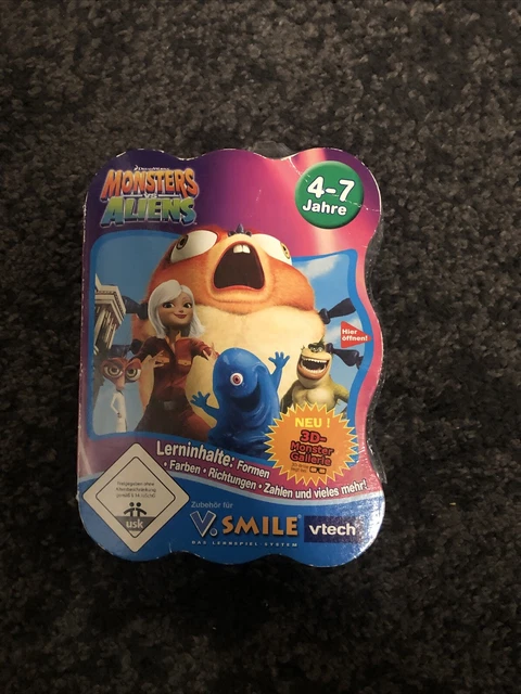VTECH V.SMILE SPIEL MONSTERS vs ALIENS 4 - 7 Jahre Vsmile EUR 5,00 ...