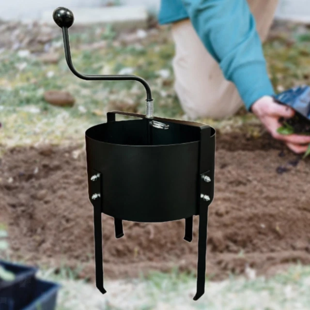 SOIL SIFTING TOOL with Rotation Crank Ergonomical Design Compost Sieve ...