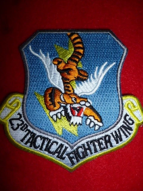 USAF PATCH - 23rd Tactical Fighter Wing Patch, Flying Tigers $7.50 ...