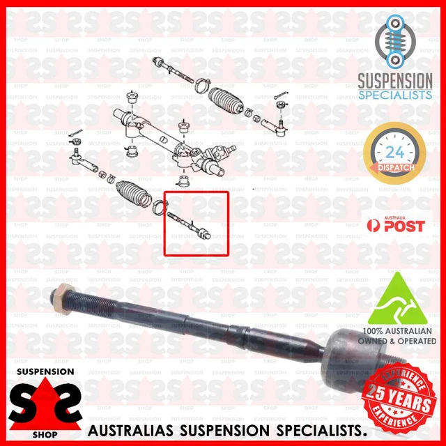 FRONT AXLE INNER Tie Rod Suit TOYOTA LandCruiser Prado 2.8 D-4D (GDJ150_, EUR 33,84 - PicClick FR