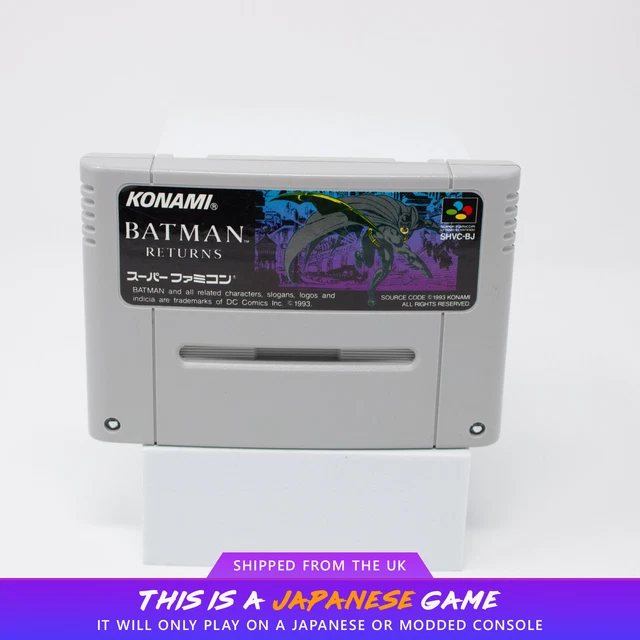 BATMAN RETURNS SUPER Famicom SNES SFC NTSC-J Giapponese | Venditore ...