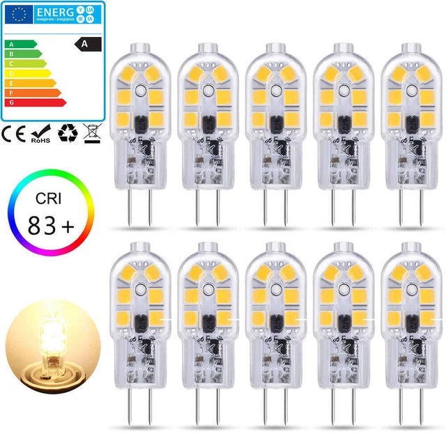 10X G4 LED 12v 5w DC Warmweiß Stiftsockel Leuchtmittel Lampe cob Nicht dimmbar EUR 10,70 ...
