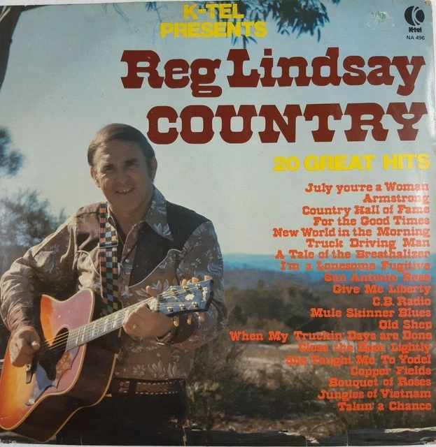 REG LINDSAY COUNTRY 20 Greatest hits Record Country Music Free postage ...