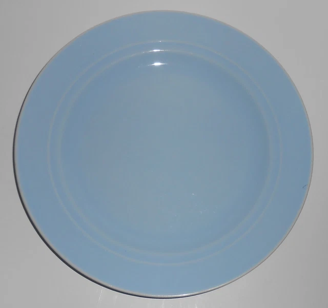 FRANCISCAN POTTERY MONTECITO Gloss Light Blue Lunch Plate $10.12 - PicClick
