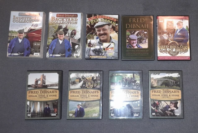 FRED DIBNAH VARIOUS Dvds x 9 £10.80 - PicClick UK