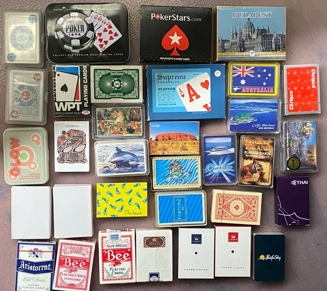 40 DECKS OF playing cards - massive collectors,vintage,rare poker items ...