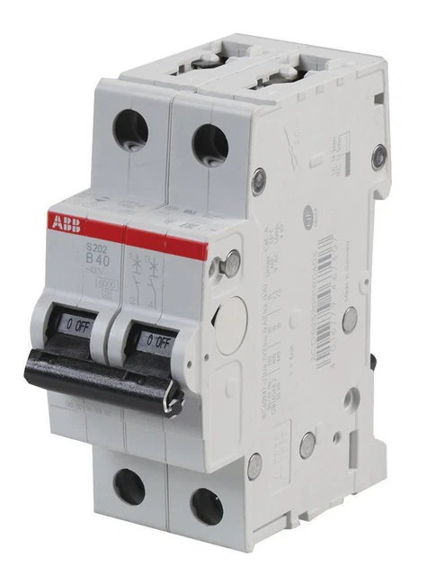 ABB - S202-B40 - Disjoncteur, Thermal Mag, 2 Pôle, 40a EUR 117,72 - PicClick FR