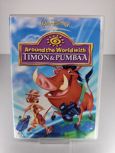 AROUND THE WORLD With Timon And Pumbaa DVD, 2004 kids children family ...