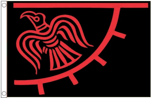 ODIN'S RAVEN BANNER Viking Norse 3'x2' Flag £6.50 - PicClick UK