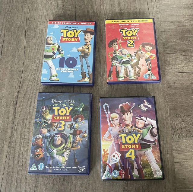 DISNEY PIXAR TOY Story Complete 1-4 Collection. 1 And 2 Are Collectors ...