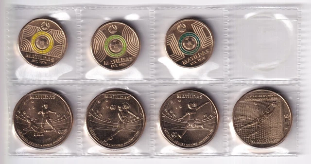 AUSTRALIAN: 2023 SET Of $2 / $1 Matildas Fifa World Cup Soccer Unc ...
