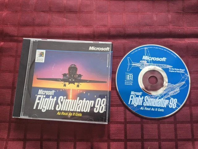 MICROSOFT FLIGHT SIMULATOR 98 (PC, 1998) VG $8.95 - PicClick CA