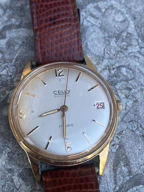 MONTRE MÉCANIQUE HOMME Ancienne Celly EUR 58,00 - PicClick FR